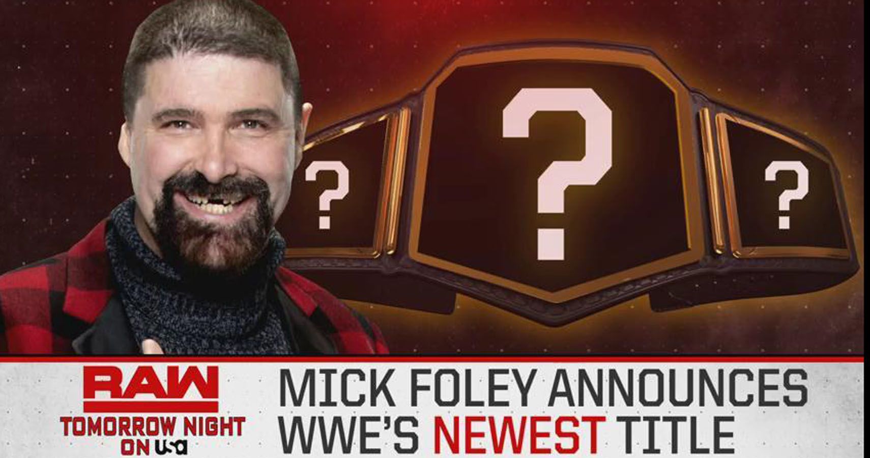 WWE Announces Mick Foley For Raw To Introduce New Championship